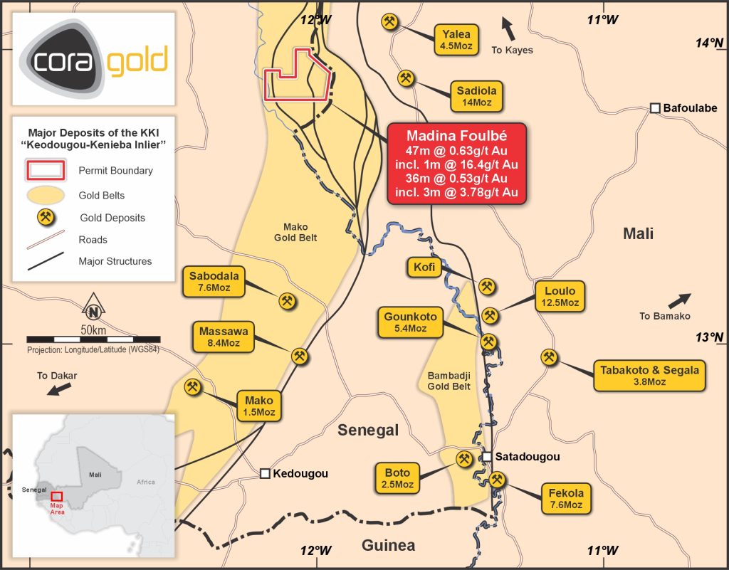 Kenieba Project Area - Cora Gold