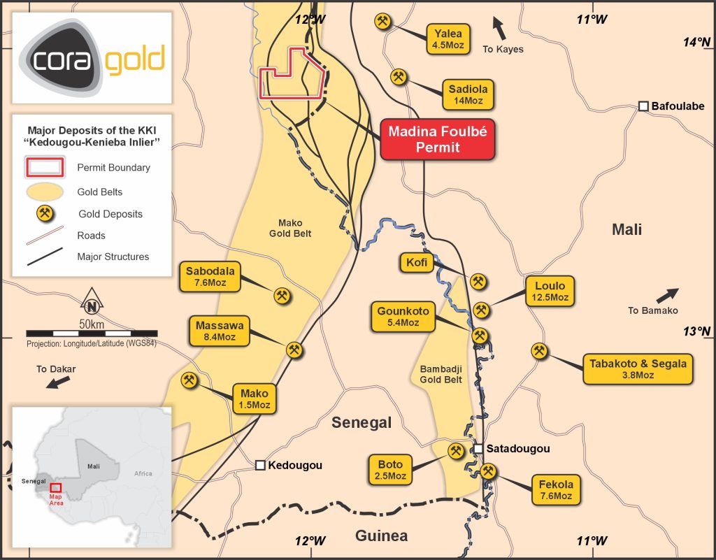 Madina Foulbé Project Area - Cora Gold